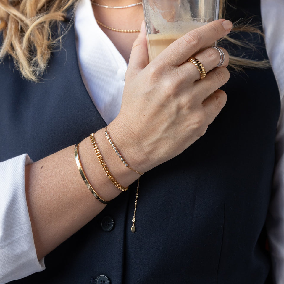 Sparkling Bezel Bracelet |Scream Pretty x Hannah Martin