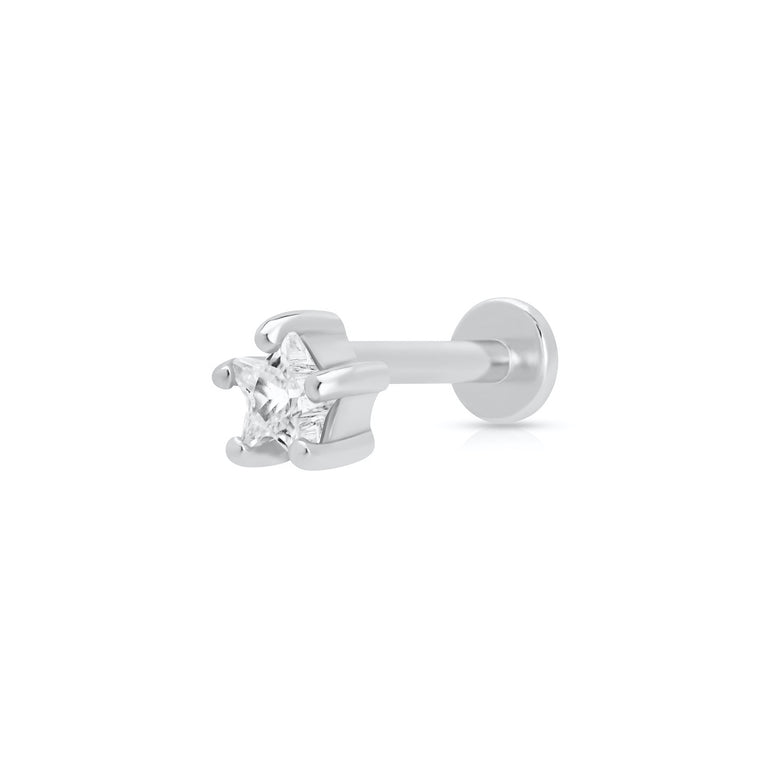 Flat Back Labret Earrings | Silver & Gold – Scream Pretty