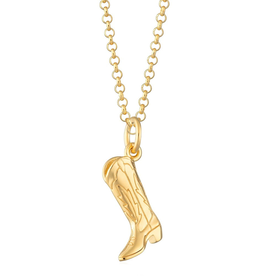 Cowboy Boot Necklace – Scream Pretty