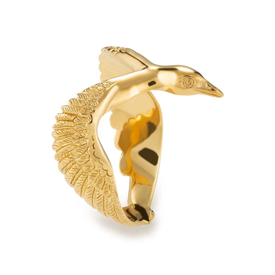 Raven Ring | Silver or Gold Bird Ring – Scream Pretty