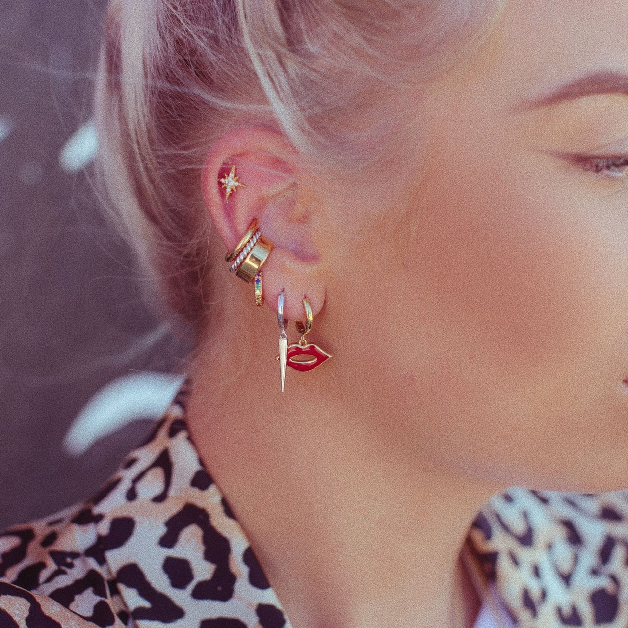 Slim Plain Ear Cuff | Recycled Silver & 18ct Gold – Scream Pretty